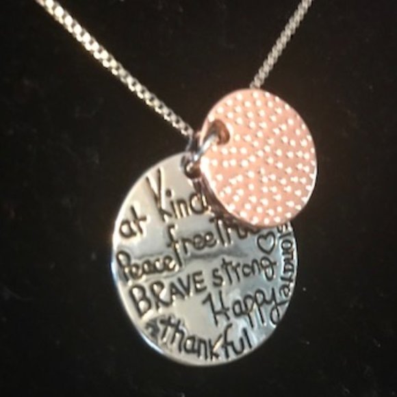 Jewelry | Positive Affirmations Pendant Chain | Poshmark